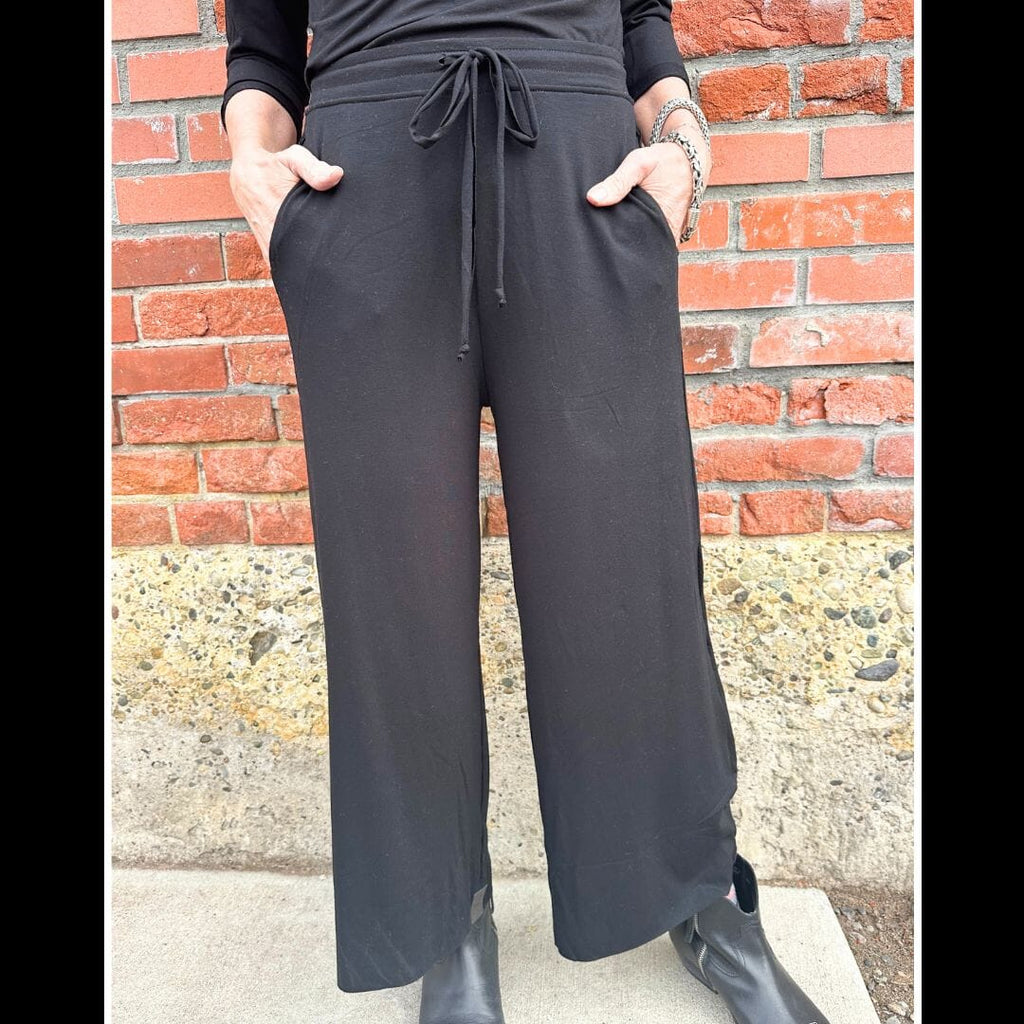 Cropped Flare Trouser - Henriette Steffensen - Black - 99015B – STONE ...