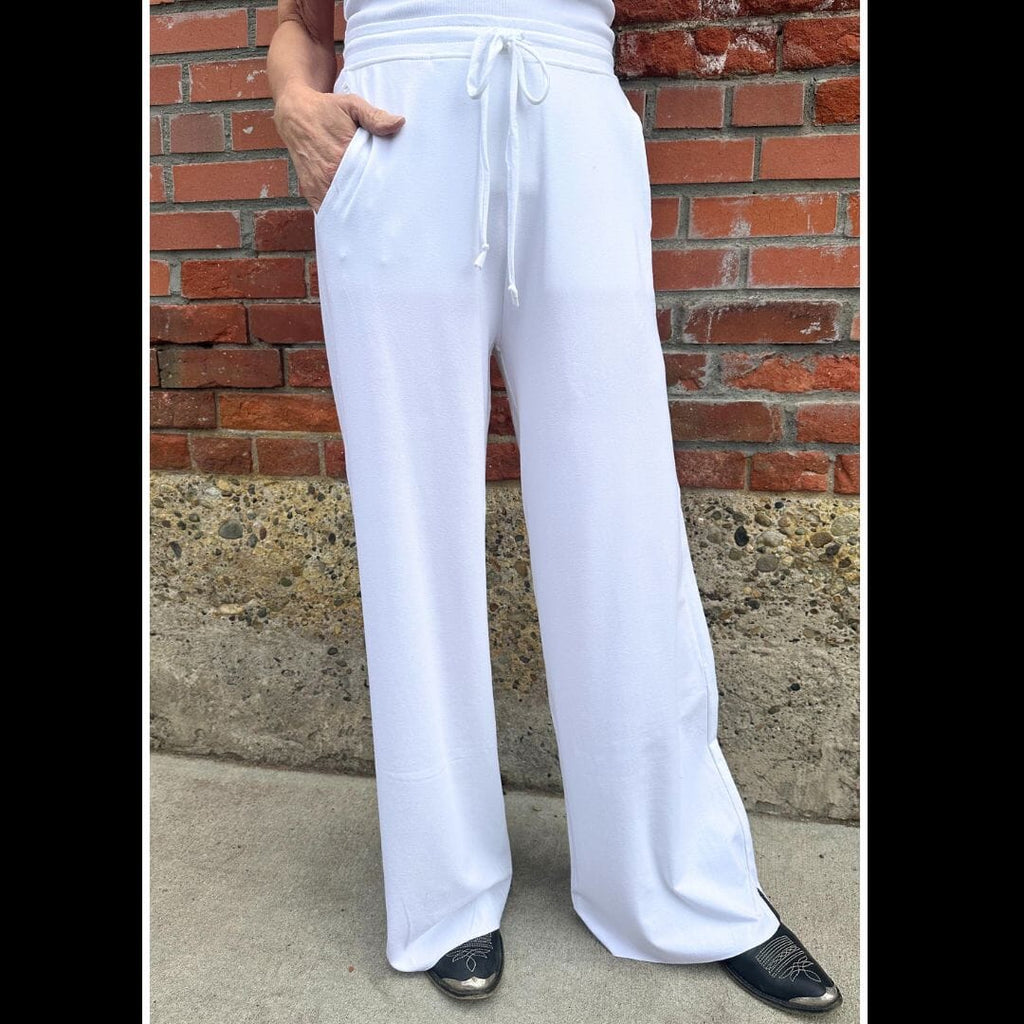 Flare Trouser - Henriette Steffensen - White - 99013W – STONE FEATHER ROAD