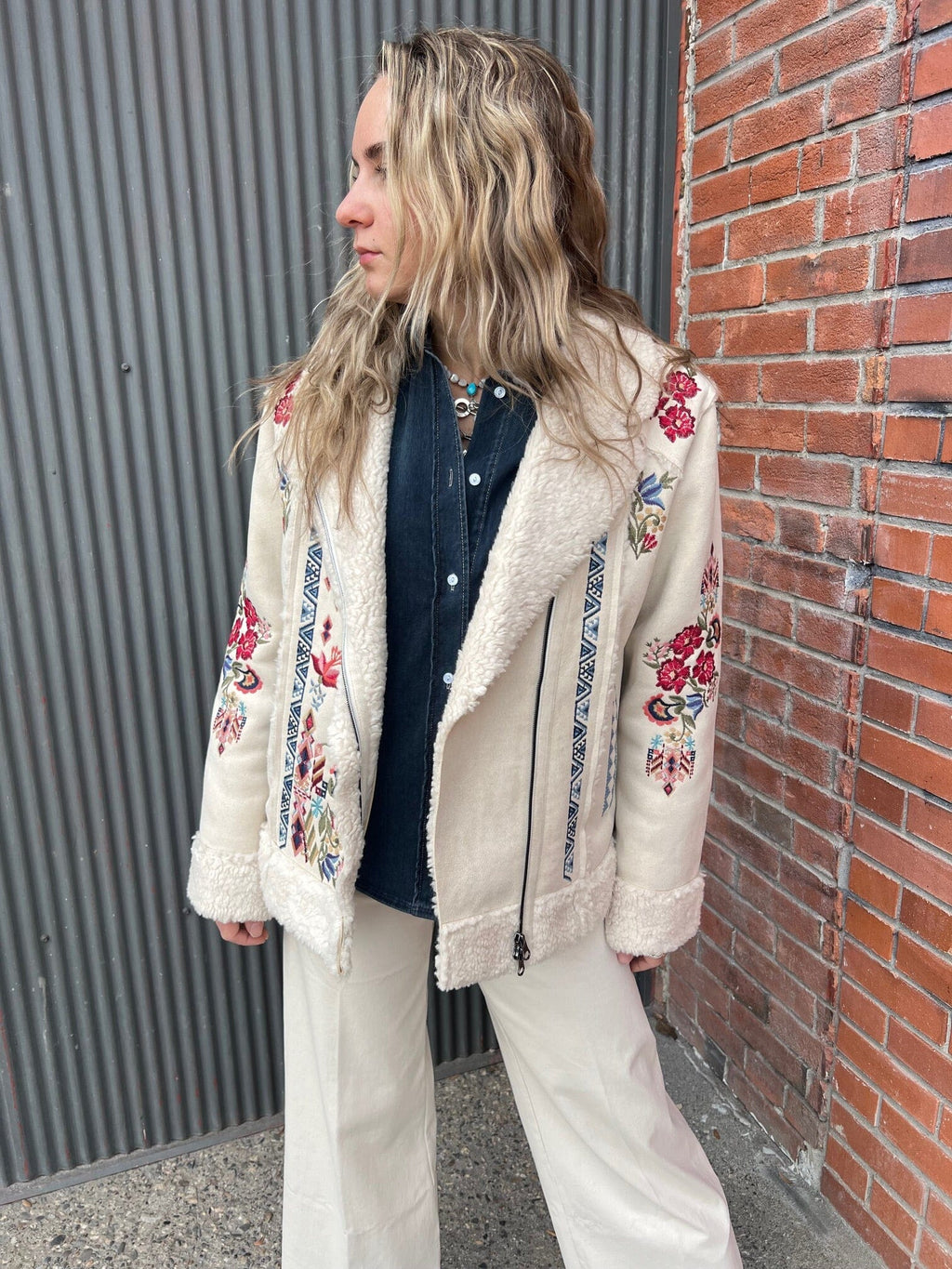 Maravilla Faux Suede Motto Jacket - Johnny Was - C42625 – STONE FEATHER ...